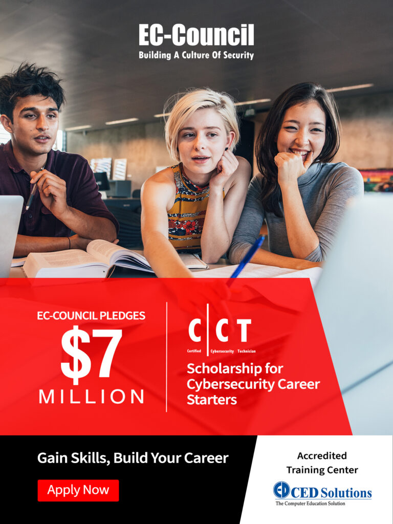 C|CT Scholarship for Cybersecurity Career Starters Cedsolutions - CED Solutions